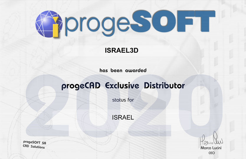 ProgeCad | מידע למשווקים